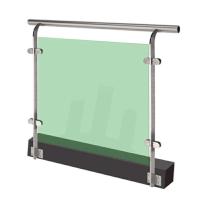 China Led glass balustrade panels railing fencing prices for sale
