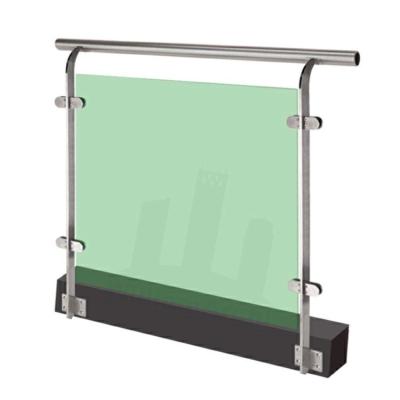 China Led glass balustrade panels railing fencing prices for sale