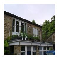 China Led glass balustrade panels railing fencing prices for sale