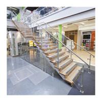 China staircase glass balustrades and handrails railing detail security fencing for sale