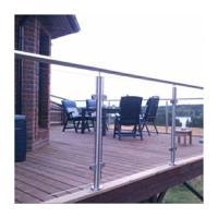 China staircase glass balustrades and handrails railing detail security fencing for sale