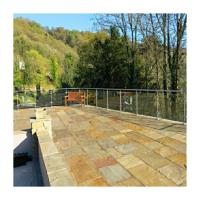 China staircase glass balustrades and handrails railing detail security fencing for sale