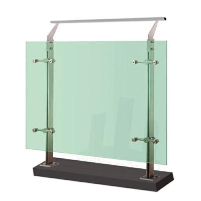 China Stainless glass balustrade railing cost per linear foot colorbond fencing for sale