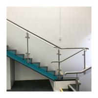 China Indoor Glass balustrade handrail railing  fencing uk cost for sale