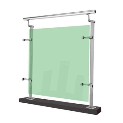 China Outdoor modern glass balustrade railing systems fence for sale