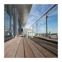 China Balcony glass balustrade railing support deck fencing for sale