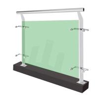 China Glass balustrade fixings railing system fencing for sale