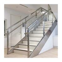 China Glass balustrade fittings curved glass railing garden fencing for sale