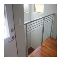 China Outdoor porch glass balustrade systems railing fence supplies for sale
