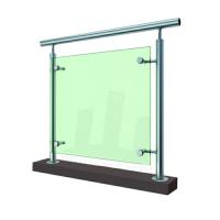 China Steel and glass balustrade suppliers railing designs fence panels cost for sale