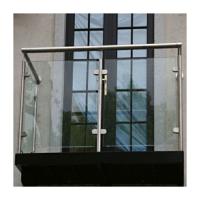 China Steel and glass balustrade suppliers railing designs fence panels cost for sale