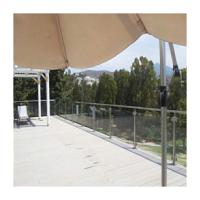 China Steel and glass balustrade suppliers railing designs fence panels cost for sale