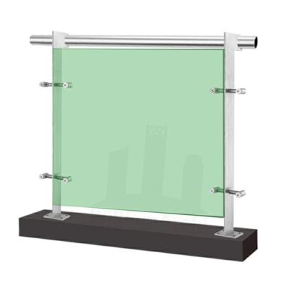 China Steel and glass balustrade railing for sale cheap glass fencing for sale