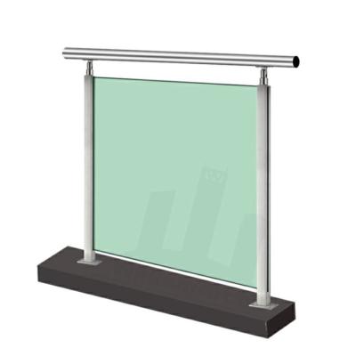 China Glass balustrade systems for decking railing in house aluminum fence for sale