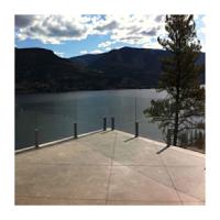 China Aluminium garden glass balustrade railing systems stainless steel spigots for glass fencing for sale