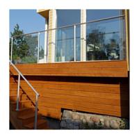 China Indoor  rooftop glass balustrade railing fencing materials for sale