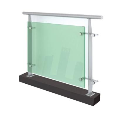 China Stainless steel glass balustrade fittings railing fence for sale