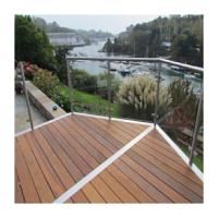 China Stainless steel glass balustrade fittings railing fence for sale
