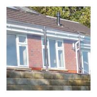China Led designed glass railing brown stainless post deck railing steel and glass stair railing for sale