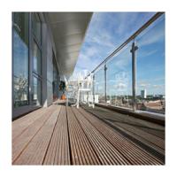 China EN12543 glass balustrade metal porch step handrails residential glass railing systems for sale