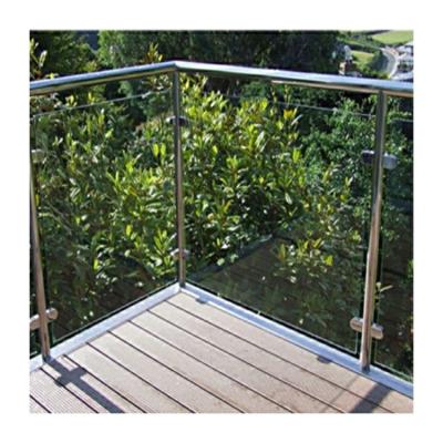 China Tinted glass handrail flat roof railing systems balustrade panels price for sale