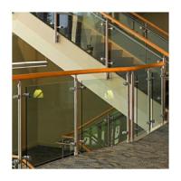 China Multilayer glass balustrade white patio railing balcony glass fencing for sale