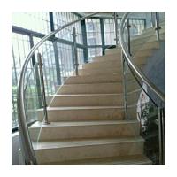 China Double laye glass fence pvc handrails for stairs balustrade fixing systems for sale