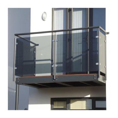 China Led glass fencing balcony deck railing fence hardware for sale