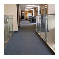 China Laminated glass railing garden patio fencing safty glass stainless post deck railing for sale