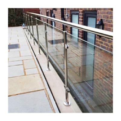 China Fiber glass railing adding railing to concrete porch railing systems glass for sale