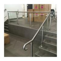 China Low iron glass guardrail patio windbreak fence ultra white glass clear railing for sale