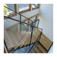 China Grey glass balusters metal outdoor railings for stairs cheap glass balustrade for sale
