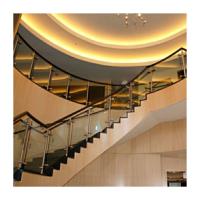 China Clear glass railing glass stair panels price balustrade price list for sale