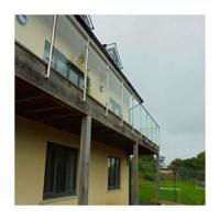 China Laminated glass railings laser cut balcony railing and fencing warehouse for sale