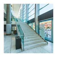China Ultra clear glass balusters outdoor deck stair railing diy glass balustrade kits for sale