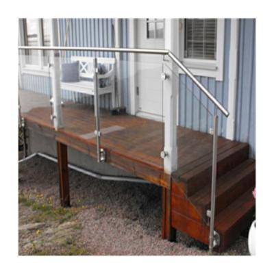 China ANSI Z97 glass railing wrought iron porch railings cost custom glass stair railings for sale