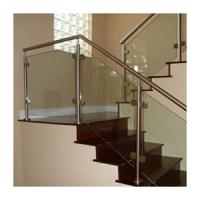China EN12543 glass banister wire stair railing balustrade kit for sale