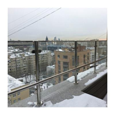 China CE EN 12150 glass railings home roof railing design railing components for sale