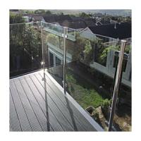 China CE EN 12150 glass railings home roof railing design railing components for sale