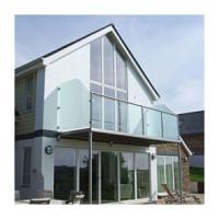 China EN12543 glass railing balcony cement railing balustrade sizes for sale