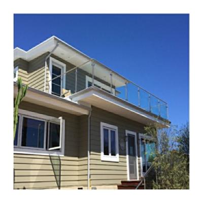 China SGCC glass railings round balcony railing balustrade specification for sale