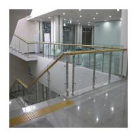 China Safety Balustrade Glass Railing Portable Decorative Patio Outdoor Glass Fencing for sale