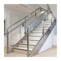China Balustrade Glass Stair Rails WA-RBG1394 Ultra Clear Railing Systems for sale