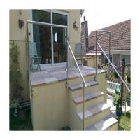 China Modern Revit Glass Railing EN12543 Balustrade Residential Porch Railing for sale