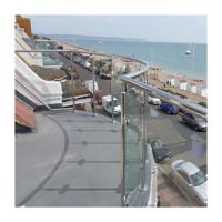 China Float Balustrade Glass Railing Roof Safety Indoor Railing Systems for sale