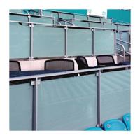 China WA-RBG1659 Tempered Glass Balustrade Modern Steel Balustrade Handrail for sale