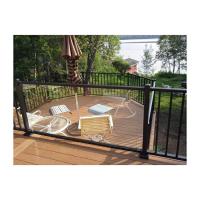 China Aluminum railing panels tinted glass railing style aluminum and glass deck railing for sale