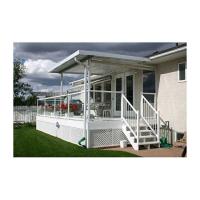 China Aluminum fence per foot supplier made aluminium railing with glass for sale