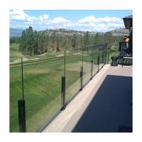 China Onguard aluminum fence exterior glass railing system design aluminum glass balcony railings for sale
