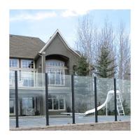 China Aluminum fencing richmond landing banister glass supplier aluminum deck railing with glass for sale